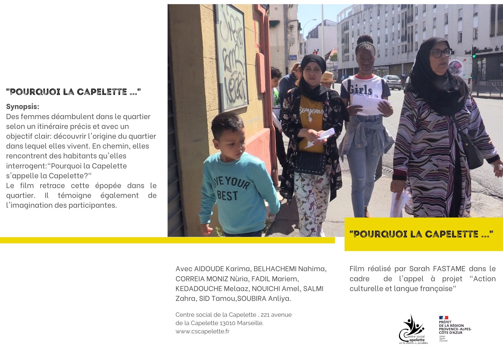 Pourquoi la Capelette… – Centre Social de la Capelette